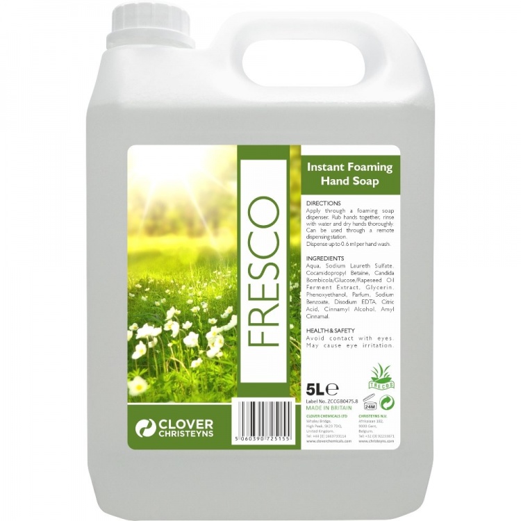Clover Chemicals Fresco Instant Foam Soap 406