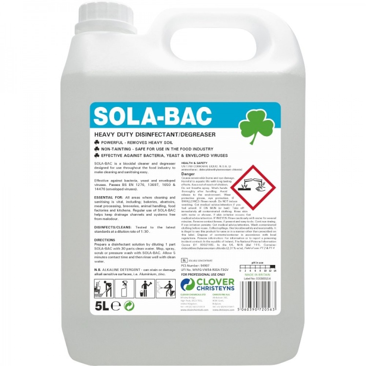 Bactericidal / Disinfectants / Sanitisers