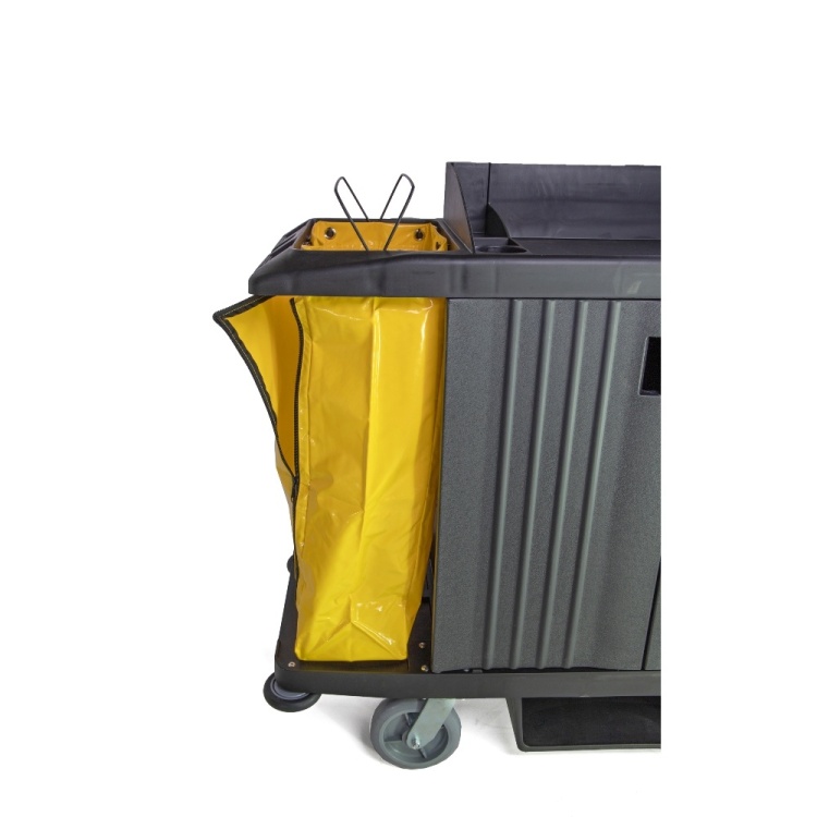 Commercial Housekeeping Trolley with Lockable Cabinet