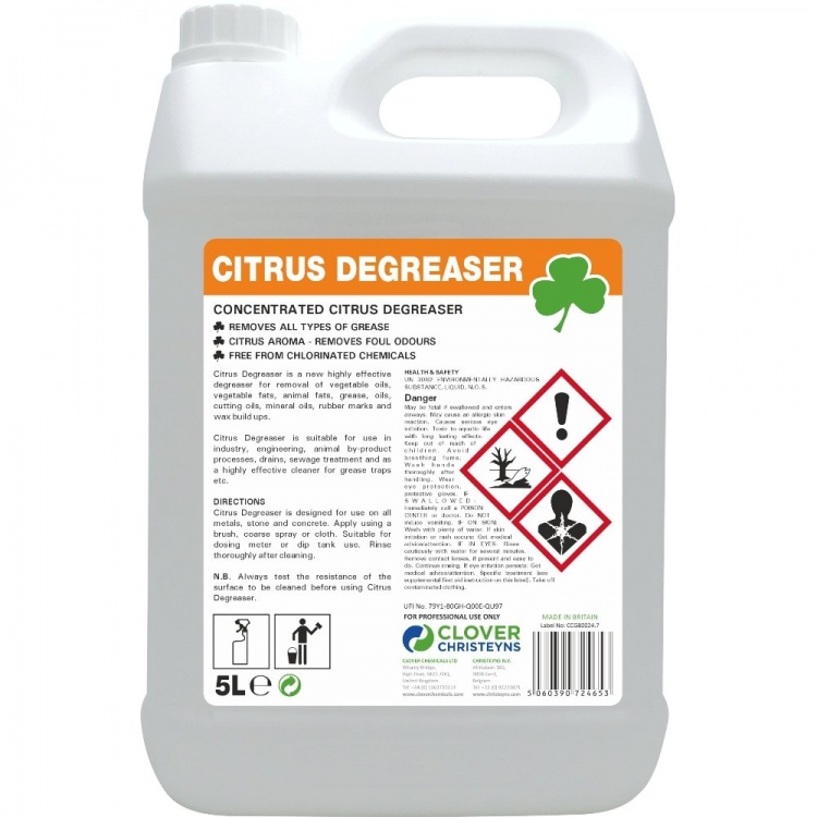 Clover Chemicals Citrus Degreaser 714
