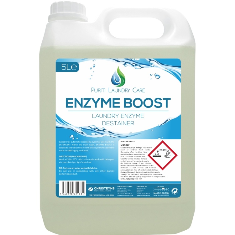 Christeyns Clover Puriti Enzyme Boost Laundry Enzyme Destainer (471)