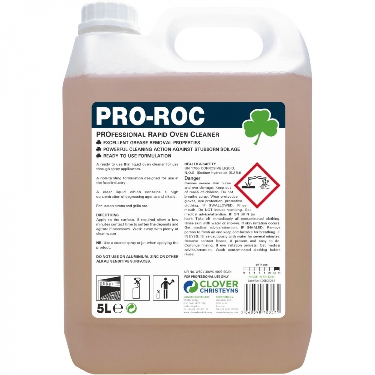 Clover Chemicals Pro-Roc Professional Rapid Oven Cleaner 364
