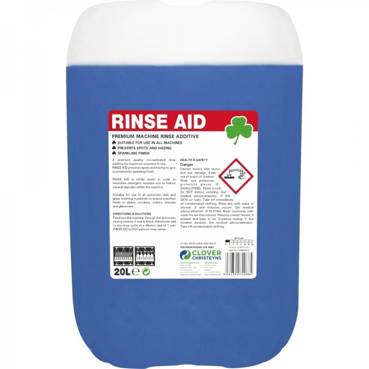 Clover Chemicals Rinse Aid - Premium Rinse Aid Additive 407