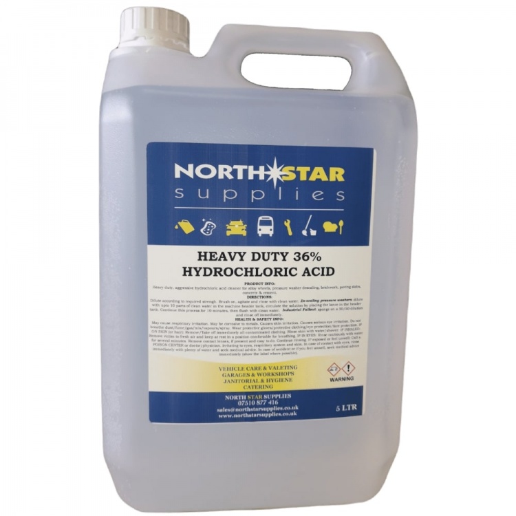 Heavy Duty 36 Hydrochloric Acid - Brick Acid - Muriatic Acid - North ...