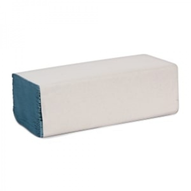 Interfold Hand Towels Blue V Fold - 3600