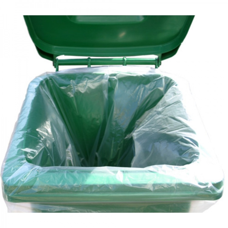 240L Natural Wheeled Bin Liner 100