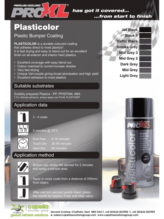 PROXL - Plasticolour Aerosol 400ml