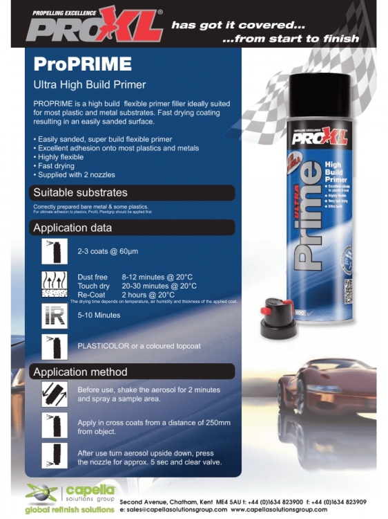 PROXL - 1K Epoxy Primer Aerosol 500ml
